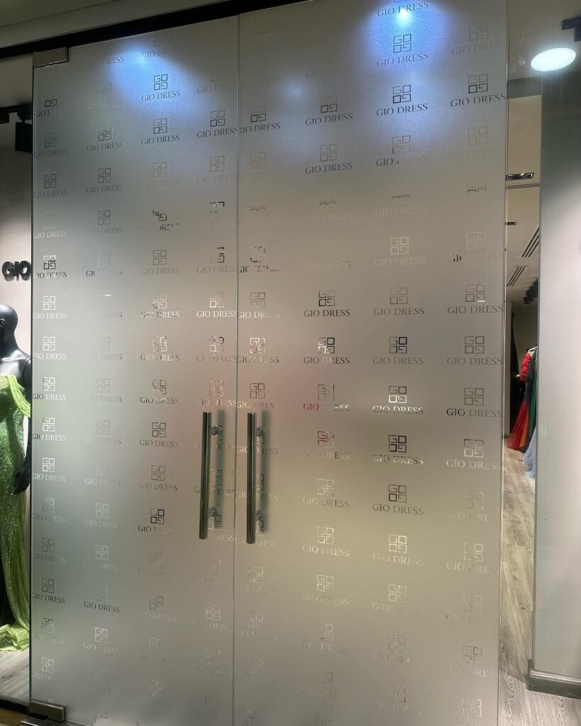 PVC Vinyl Frosted Glass Sticker – Printview Sign And Advertising