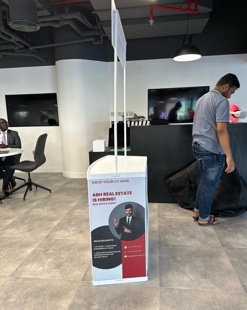 Portable Promotional Counter Table Foldable Kiosk – Printview Sign And ...